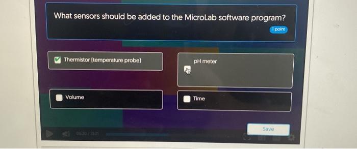 Solved What sensors should be added to the MicroLab software | Chegg.com