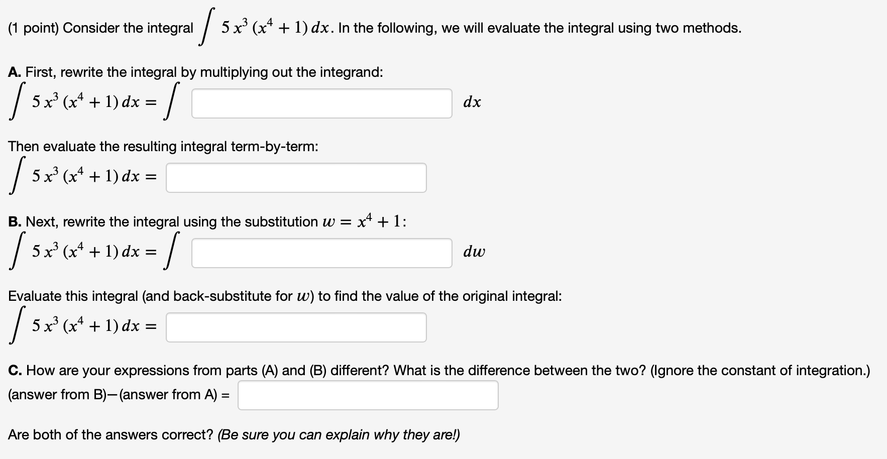 Solved Need help please. This is one question so please | Chegg.com