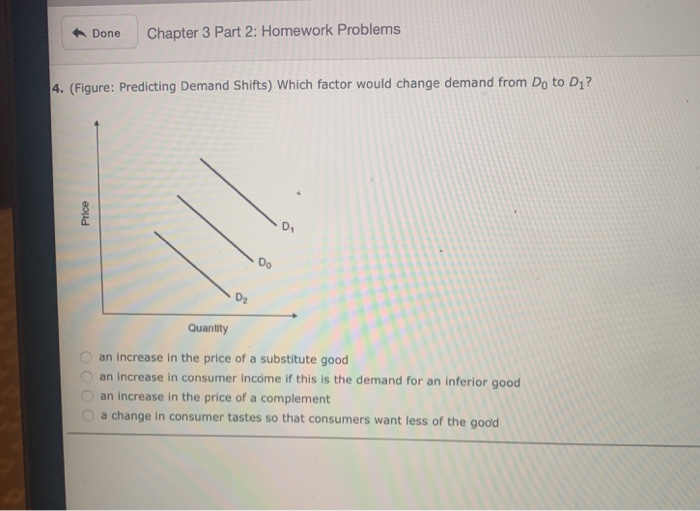 Solved Done Chapter 3 Part 2: Homework Problems 12. Which | Chegg.com