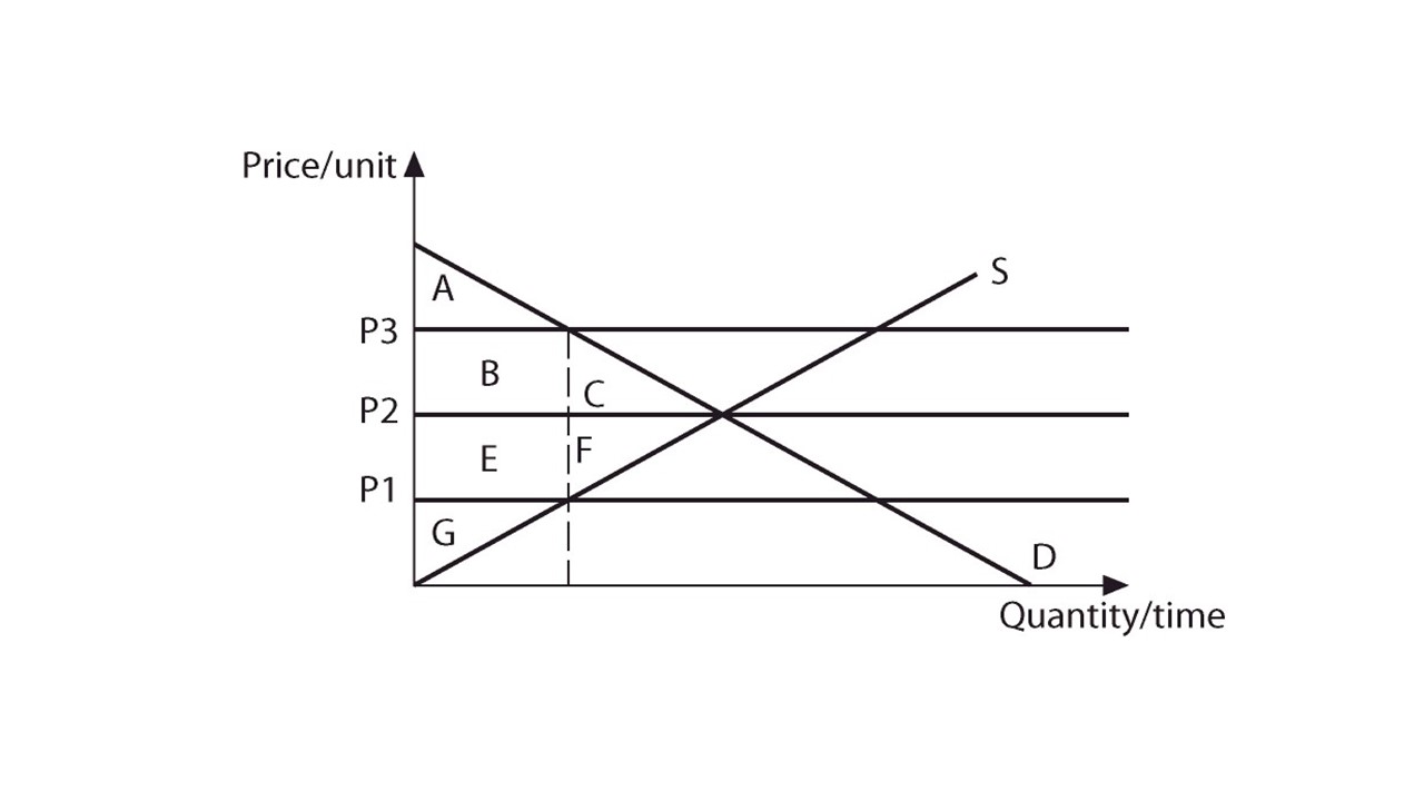 Solved Total surplus (consumer surplus plus producer | Chegg.com