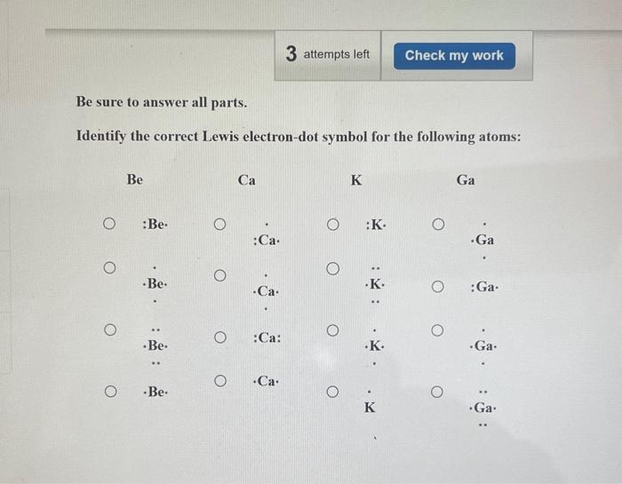 Solved Be sure to answer all parts. Identify the correct | Chegg.com