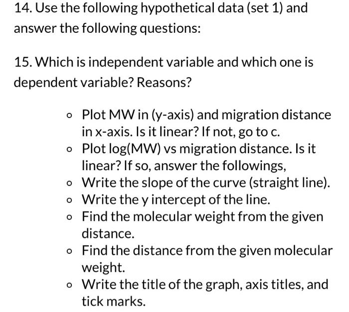 Data Set 2find The Distance14 Use The Following 