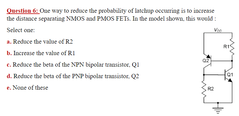 Solved Question 6: One way to reduce the probability of | Chegg.com