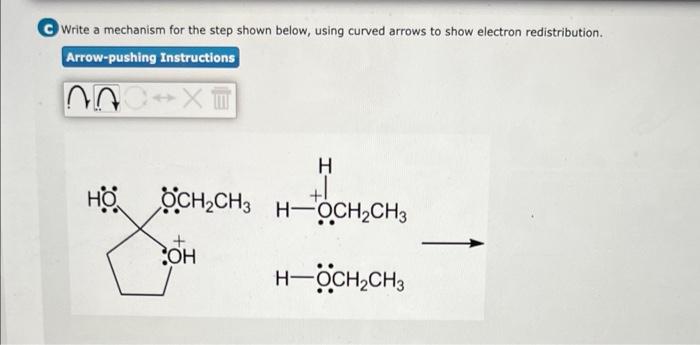 Solved Write a mechanism for the step shown below, using | Chegg.com