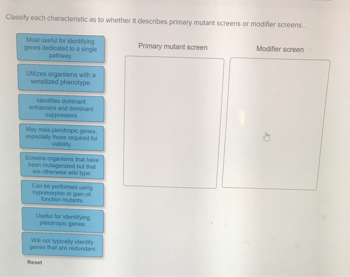 Solved Classify each characteristic as to whether it | Chegg.com