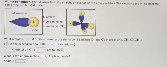 Solved Sigma bonding: A σ bond arises from the straight-on | Chegg.com