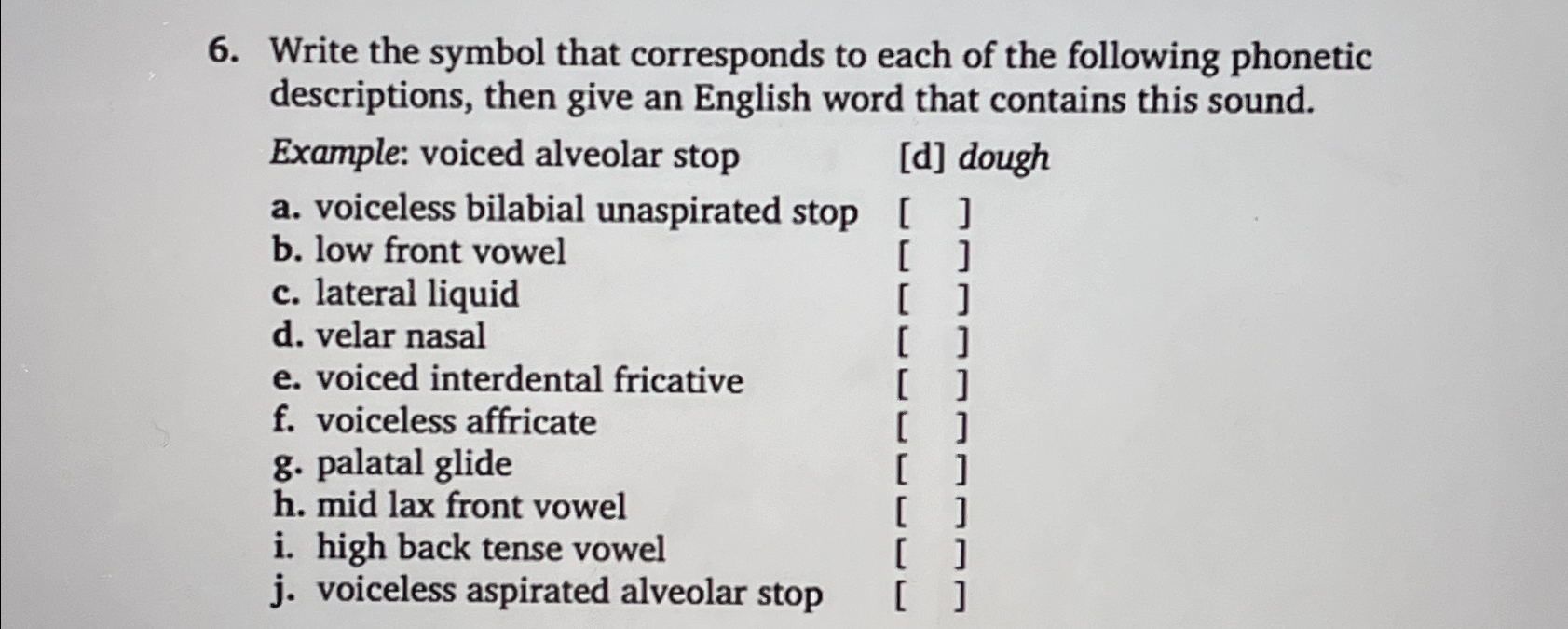 Solved Write the symbol that corresponds to each of the | Chegg.com