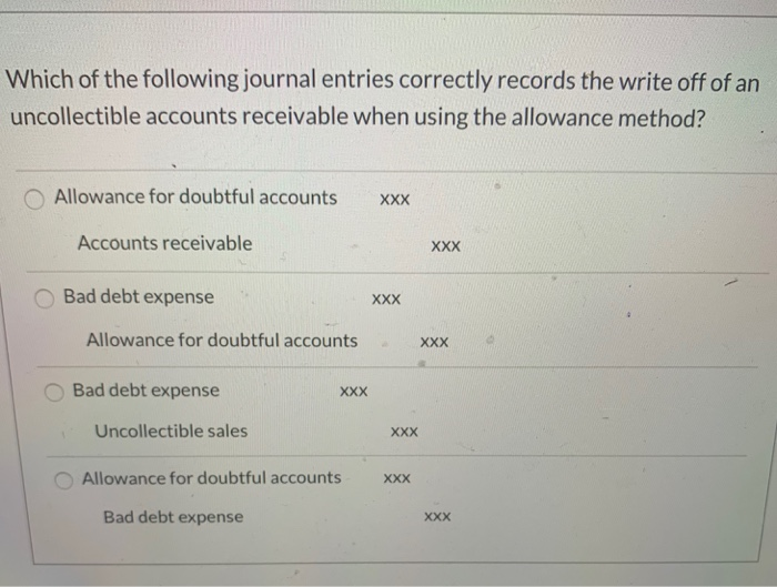 Solved: Which Of The Following Journal Entries Correctly R... | Chegg.com Solved: Which Of The Following Journal Entries Correctly R... | Chegg.com
