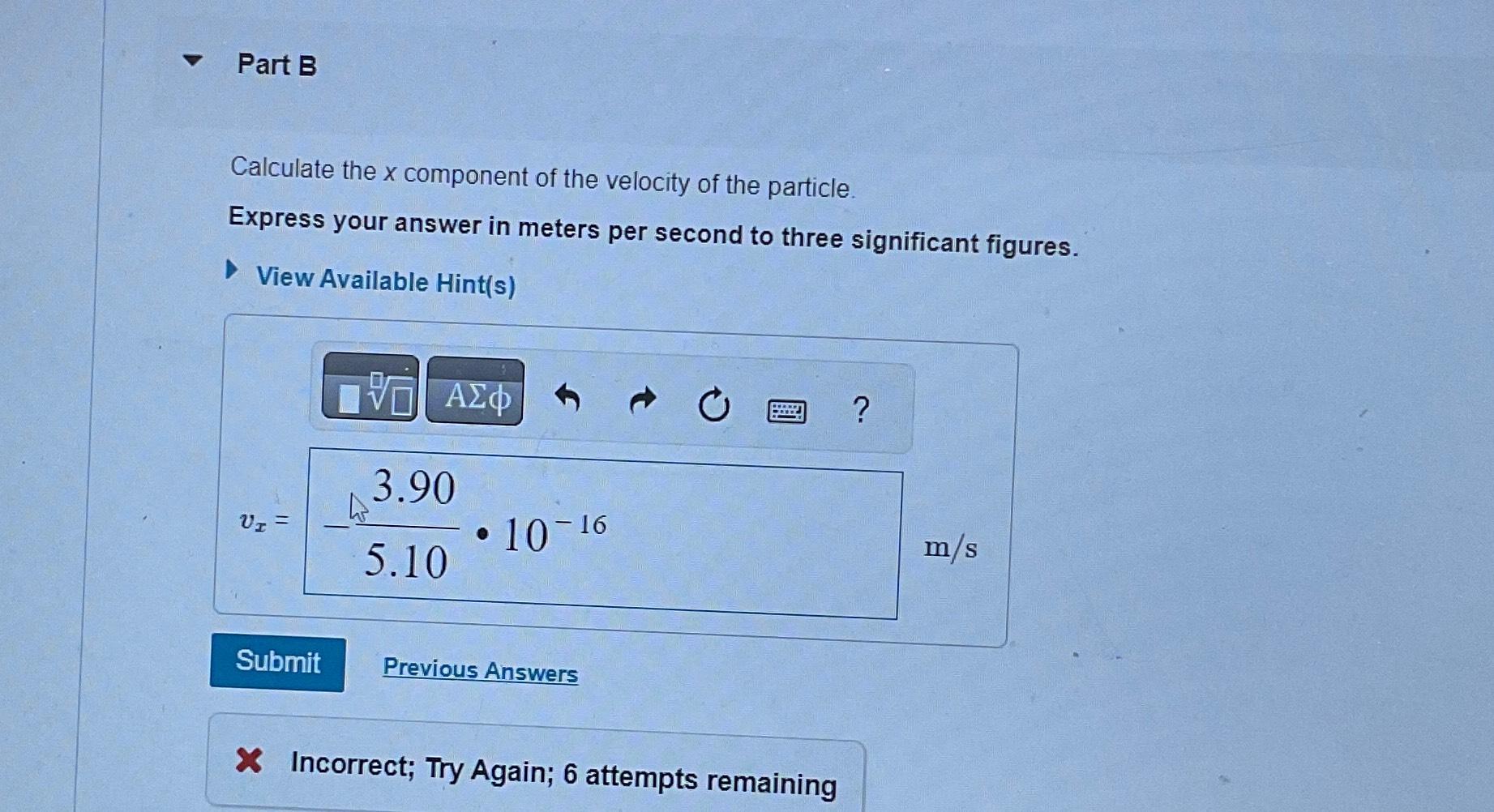 Solved A particle with a charge of -5.10nC ﻿is moving in a | Chegg.com