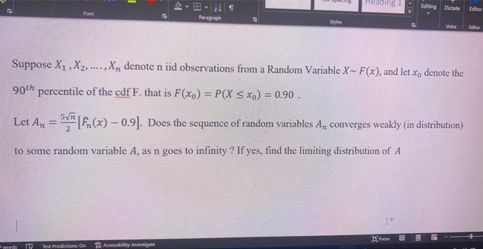 Solved Suppose X1,X2,….,Xn denote n iid observations from a | Chegg.com