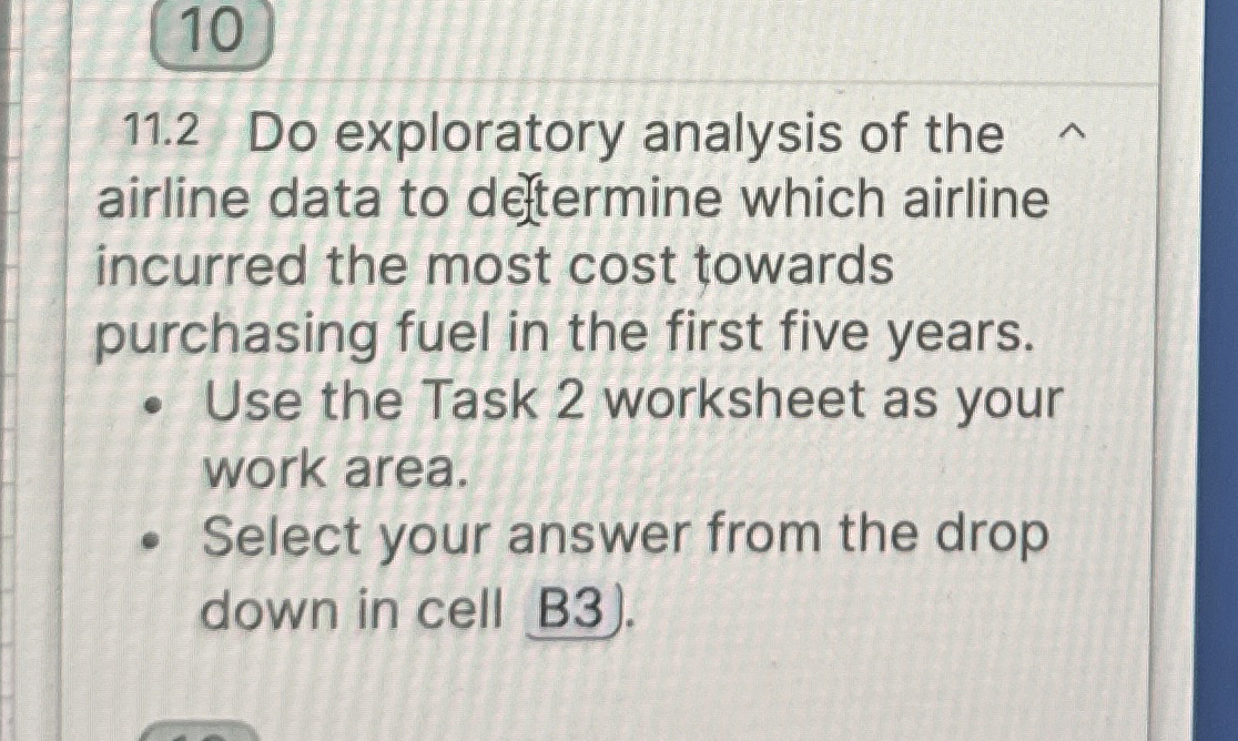 Solved 11.2 ﻿Do exploratory analysis of theairline data to | Chegg.com