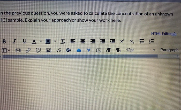Solved In Experiment 8. you used the serial titration method | Chegg.com