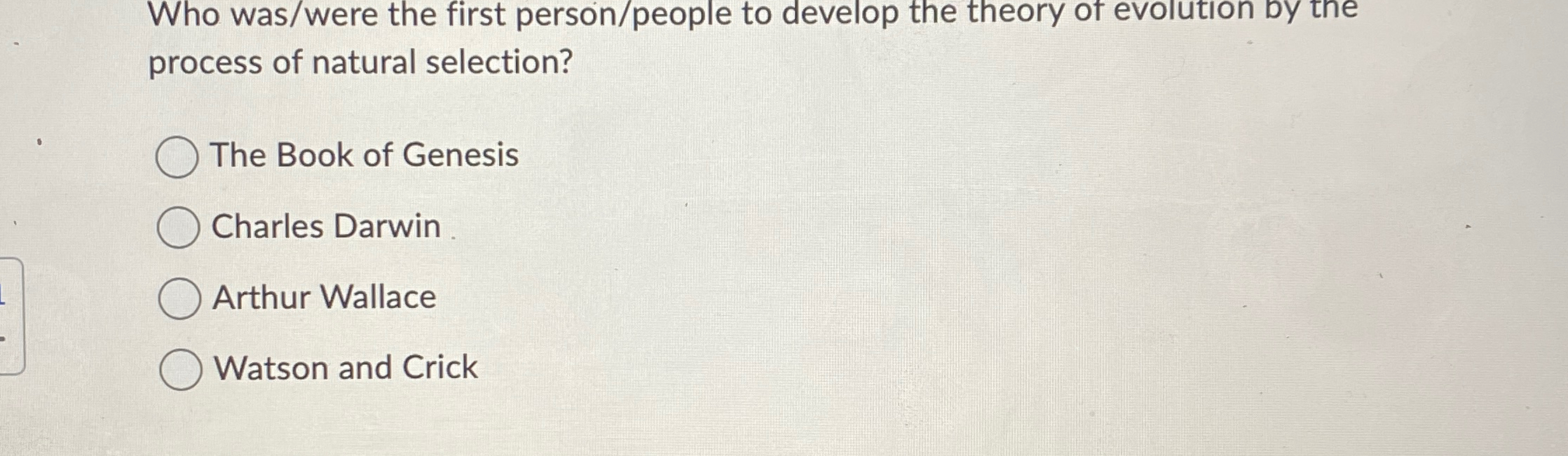 Solved Who was/were the first person/people to develop the | Chegg.com
