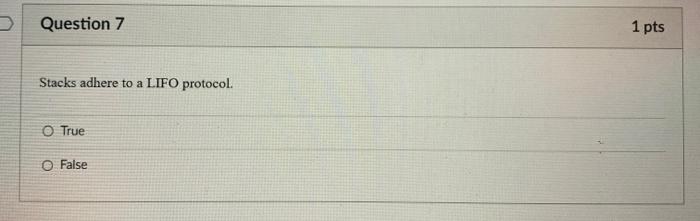 Solved 1 pts Question 6 In Python, a node in a doubly linked | Chegg.com