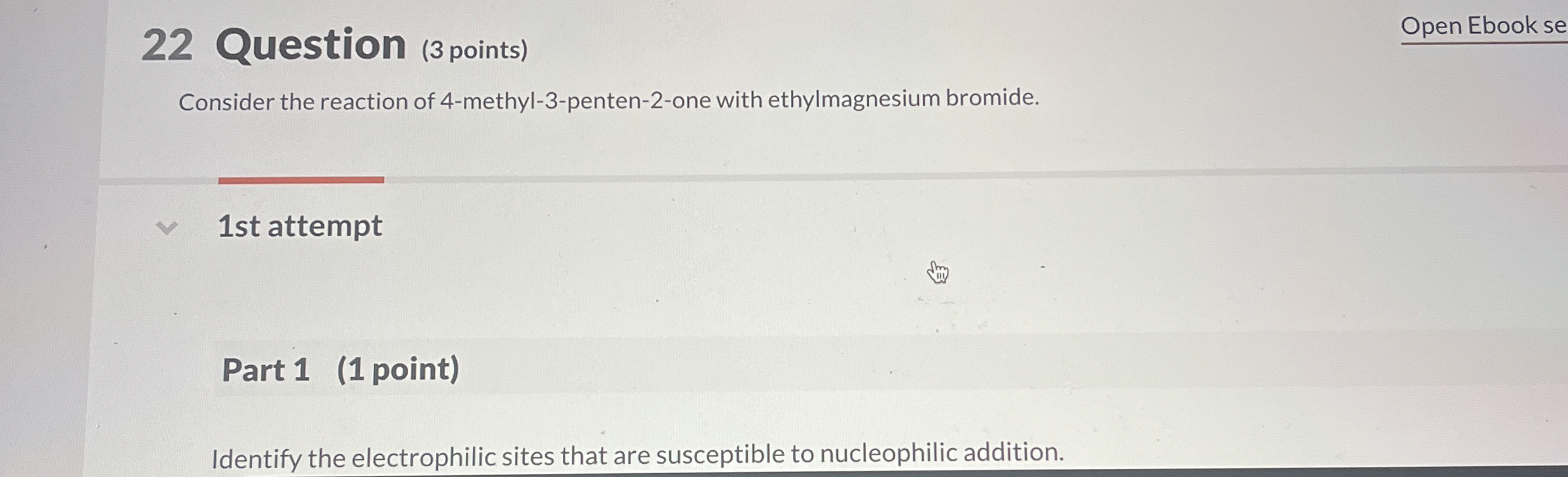 Solved 22 ﻿Question (3 ﻿points)Open Ebook seConsider the | Chegg.com