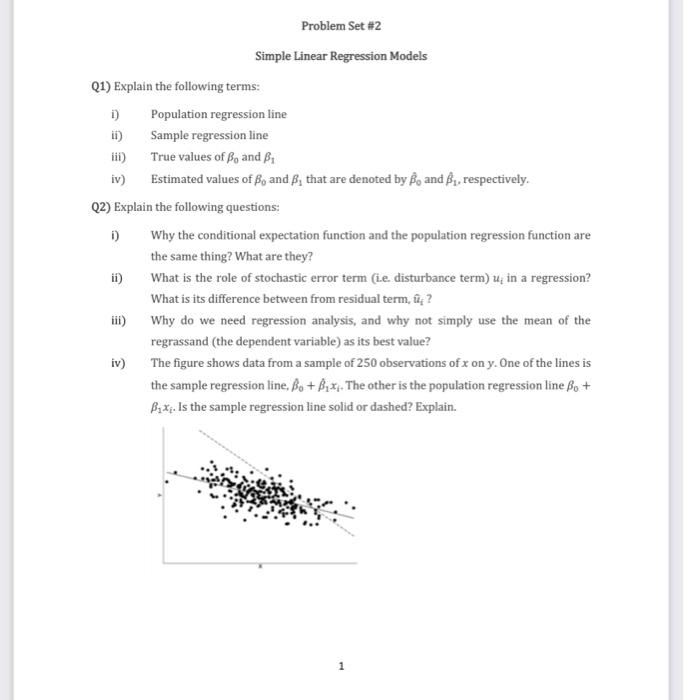 Solved Q1) Explain the following terms: i) Population | Chegg.com