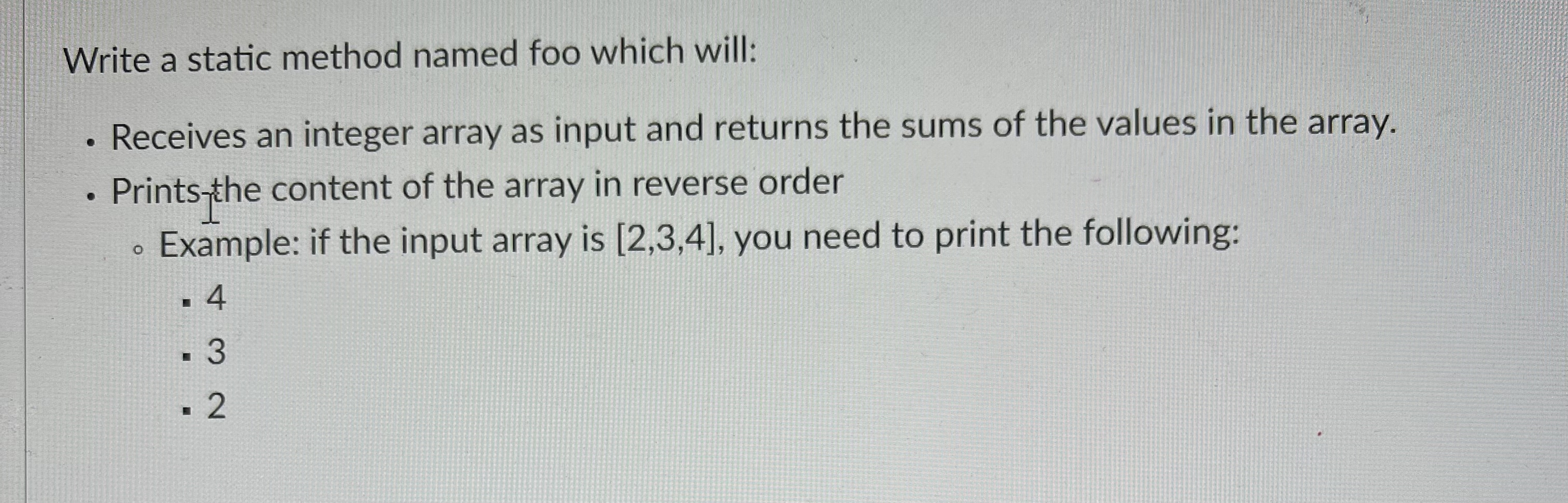 Solved Help writing this java code! ﻿Write a static method | Chegg.com