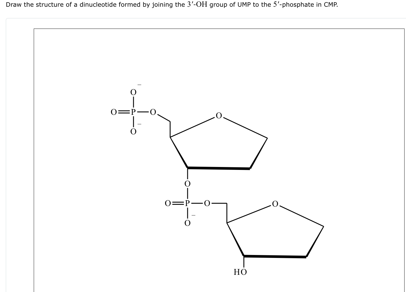 Solved Draw the structure of a dinucleotide formed by | Chegg.com