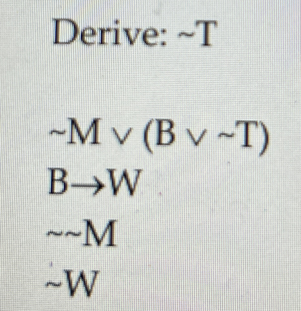 Please derive this using SD Derivation rules in | Chegg.com