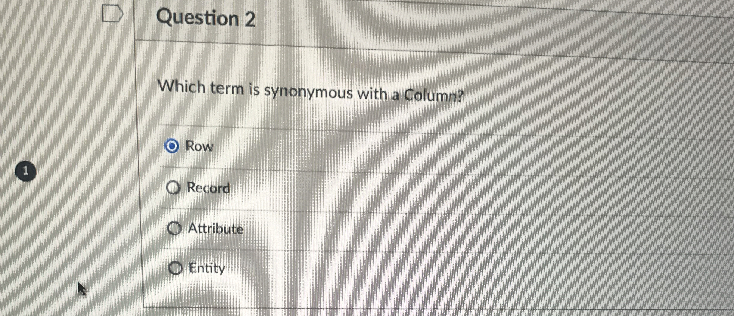 Solved Question 2Which term is synonymous with a | Chegg.com