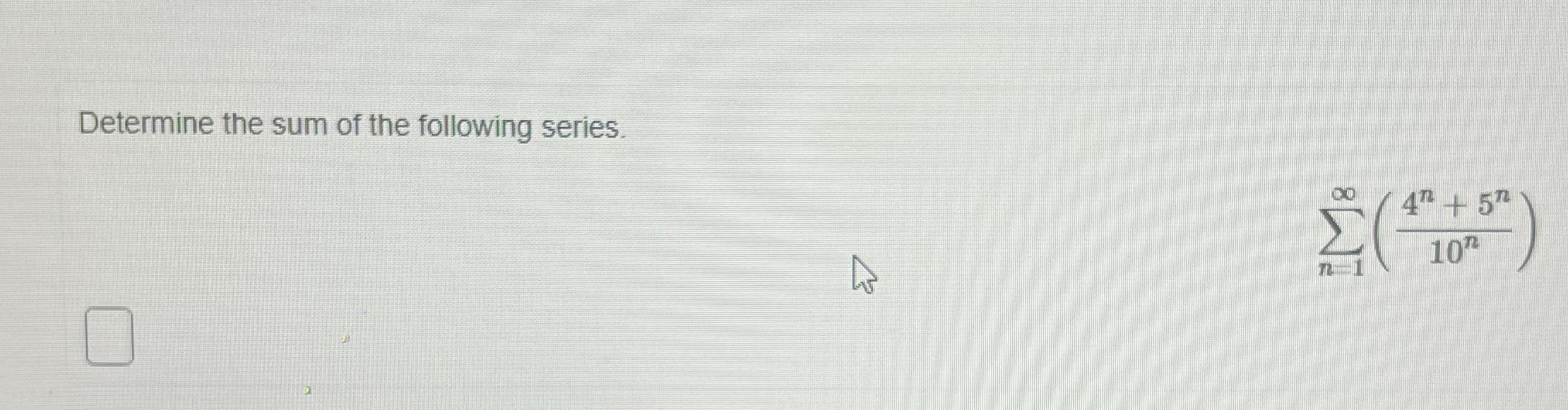 Solved Determine the sum of the following | Chegg.com