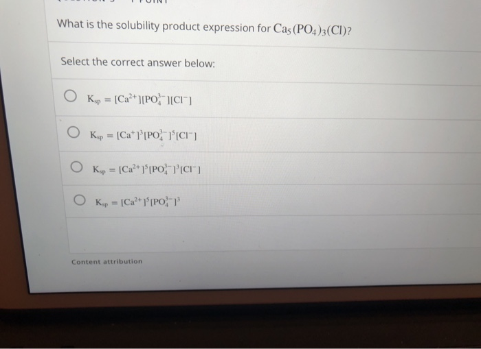 Solved What is the solubility product expression for Cas | Chegg.com