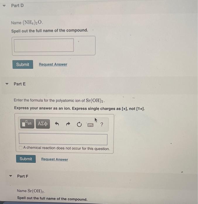 Solved Enter the formula for the polyatomic ion of K2CO3. | Chegg.com