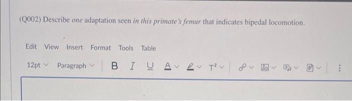 Solved (Q001) Examine the skeletal material in the photos in | Chegg.com