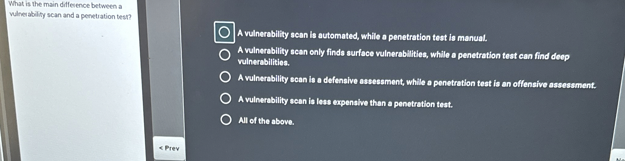 Solved What is the main difference between a vulnerability | Chegg.com