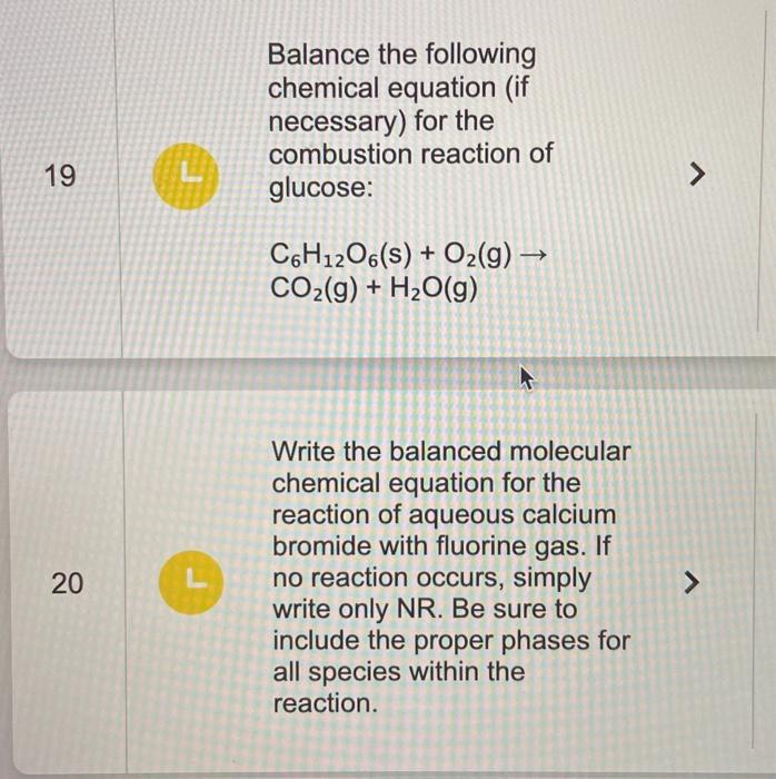 Solved Balance the following chemical equation (if | Chegg.com