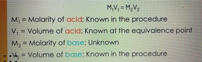 Solved DATA TABLE Trial Equivalence point (ml) 11.30 mL 1 2. | Chegg.com