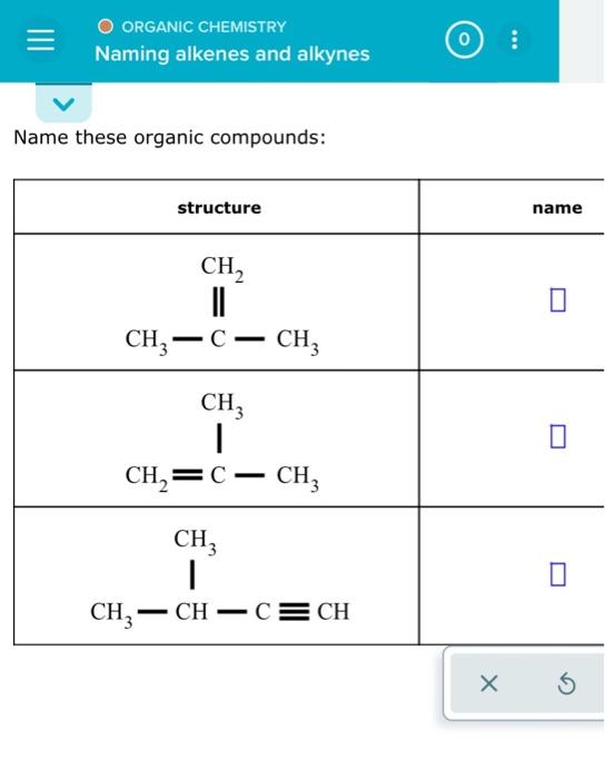 [Solved]: please help! ORGANIC CHEMISTRY Naming alkenes and