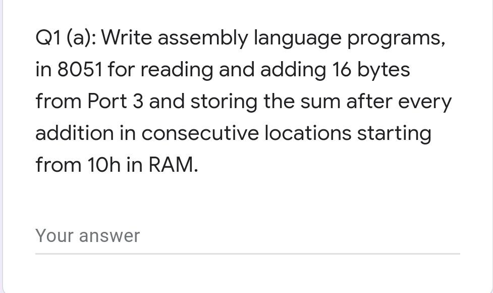 Solved code should be in assembly language. this coding is | Chegg.com