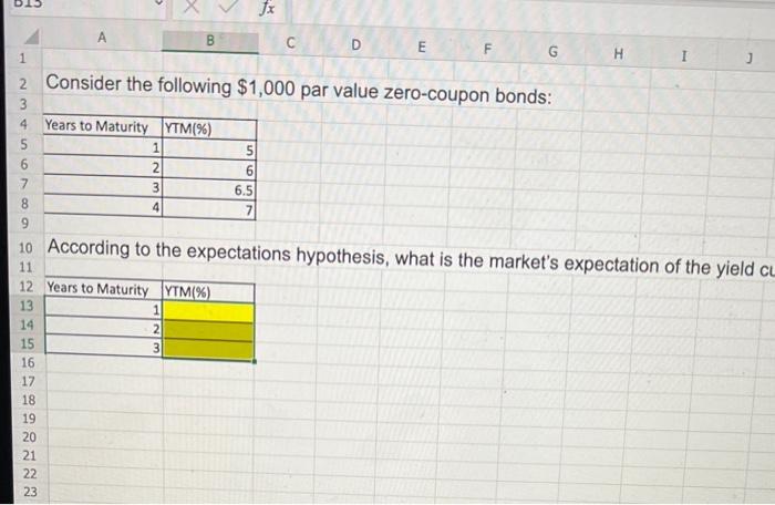 Solved according to the expectations hypothesis, what is the | Chegg.com