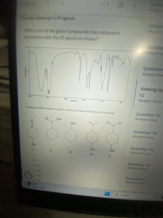 Which one of the given compounds has a structure | Chegg.com