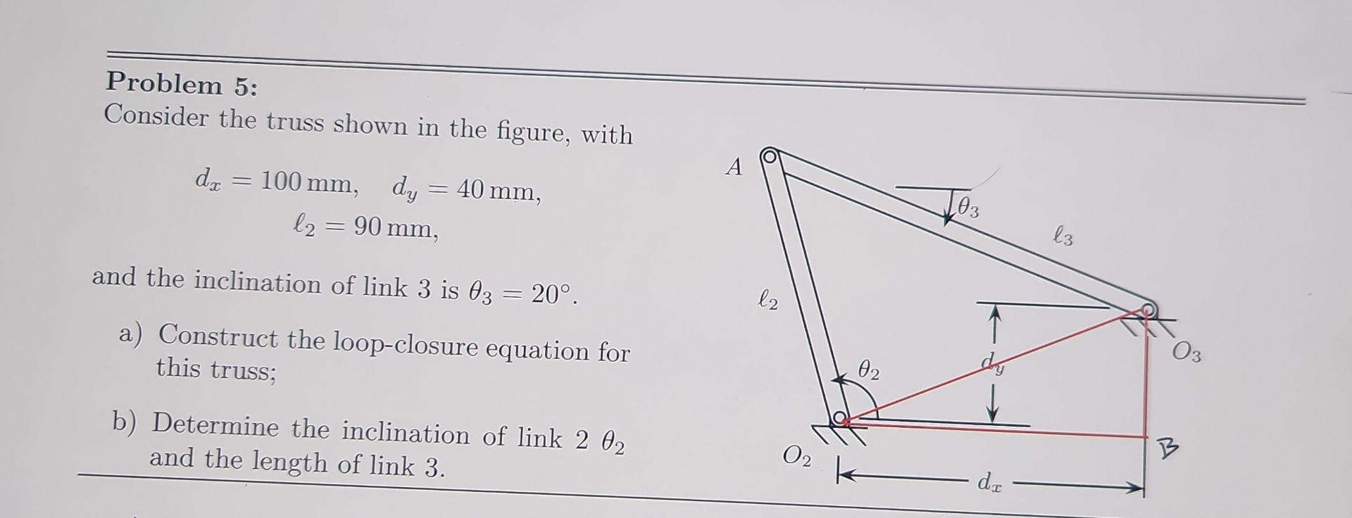 Solved Problem 5:Consider the truss shown in the figure, | Chegg.com