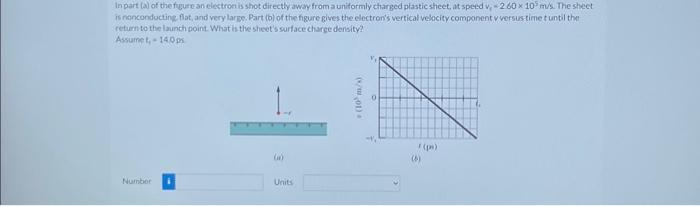 Solved In part (a) of the fugure an elestroct is shot | Chegg.com