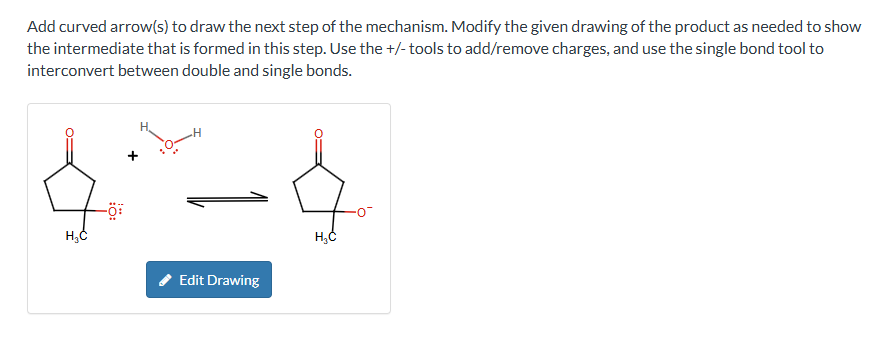Solved Add curved arrow(s) ﻿to draw the next step of the | Chegg.com