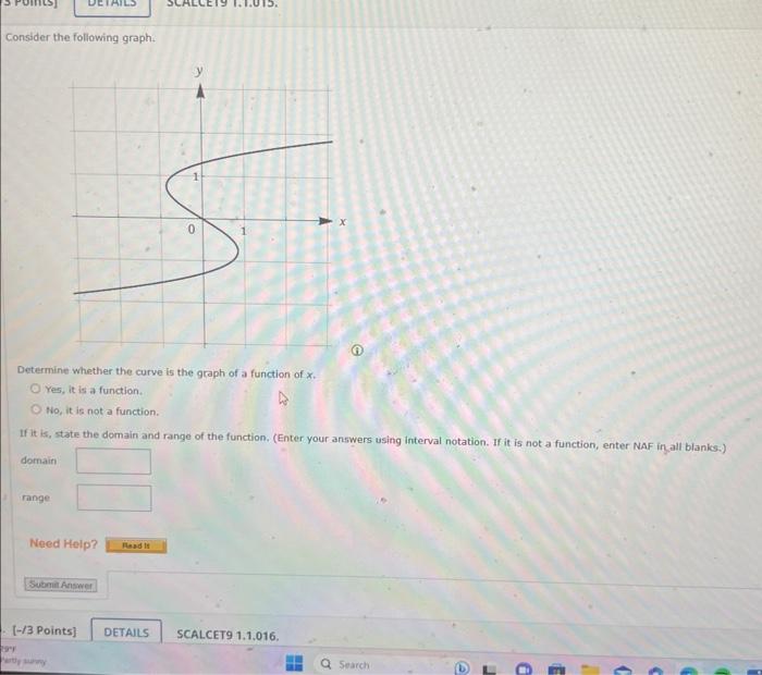 Solved Consider the following graph. Determine whether the | Chegg.com