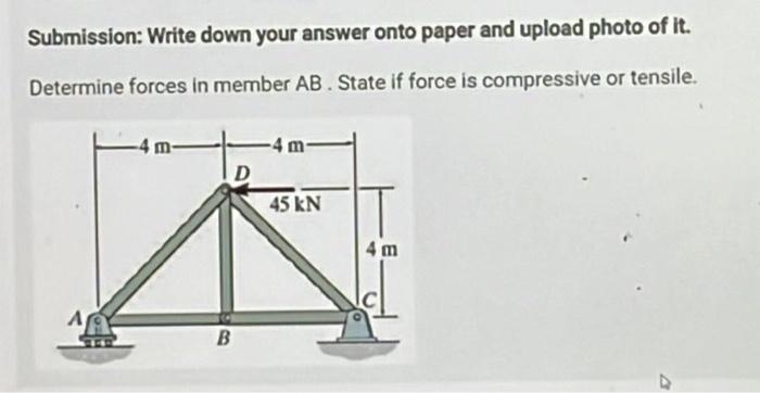 Solved Submission: Write down your answer onto paper and | Chegg.com