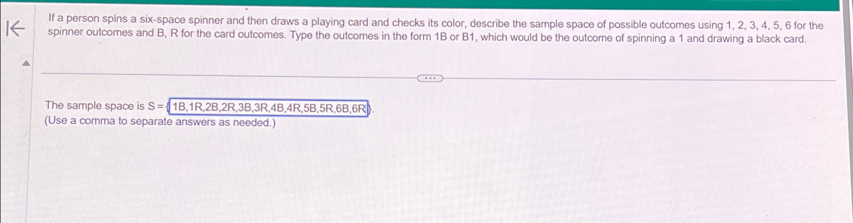 Solved If a person spins a six-space spinner and then draws | Chegg.com