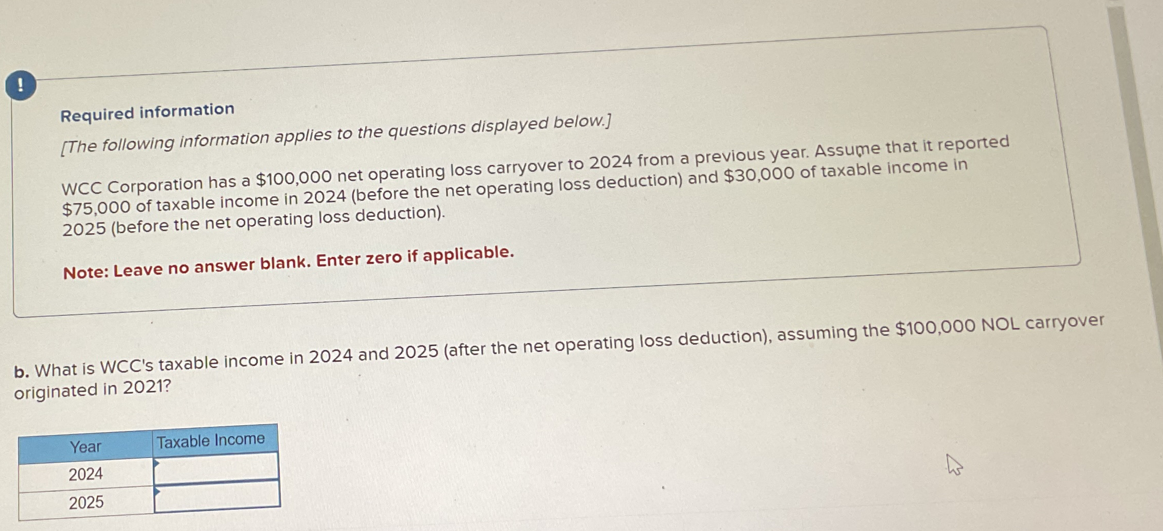 Solved !Required information[The following information | Chegg.com