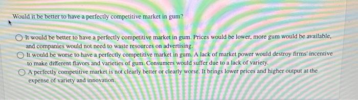 Solved Monopolistic Competition: End of Chapter Problem | Chegg.com