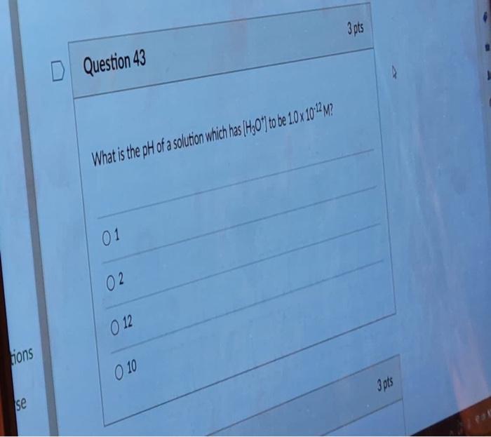 Solved What is the pH of a solution which has H3O4 to be | Chegg.com
