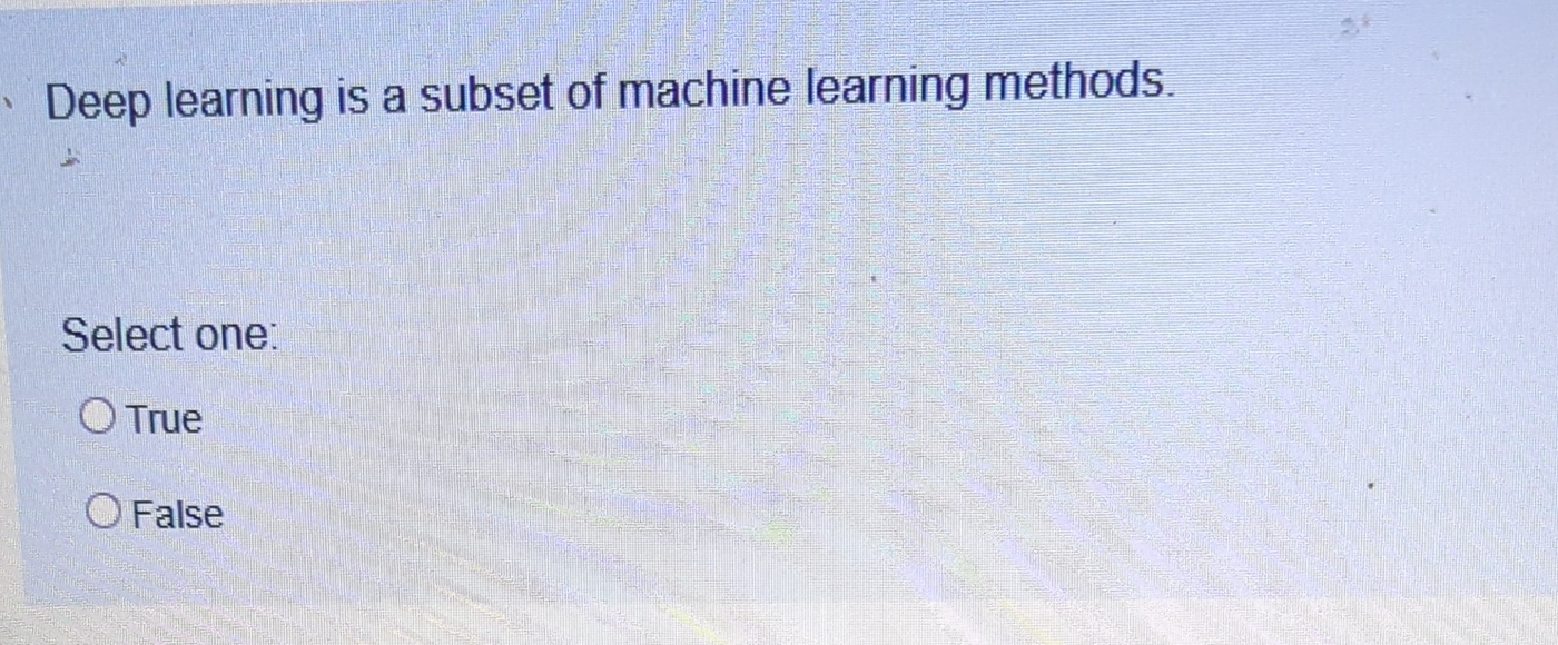 Solved Deep learning is a subset of machine learning | Chegg.com