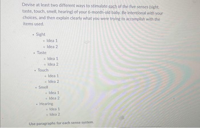 Solved Devise at least two different ways to stimulate each | Chegg.com