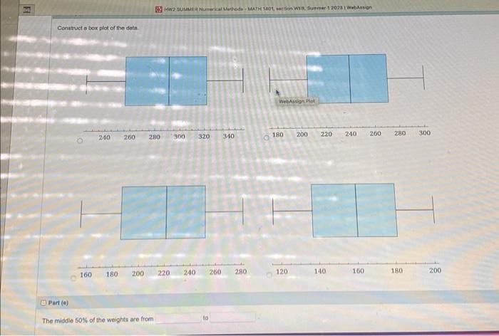 Solved Find the first quartile. (Round your answer to one | Chegg.com