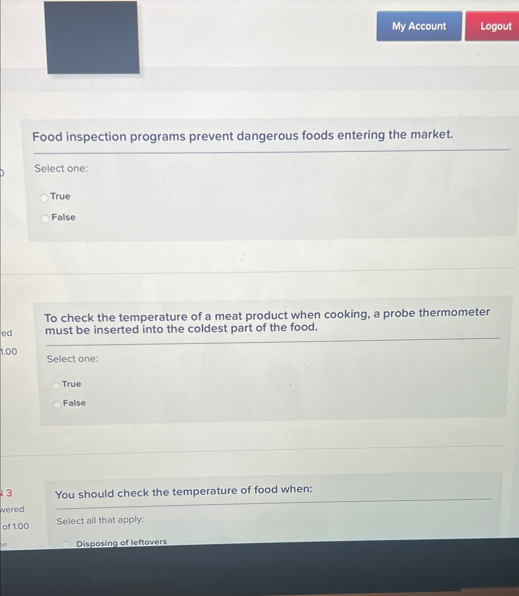 Solved Food inspection programs prevent dangerous foods | Chegg.com