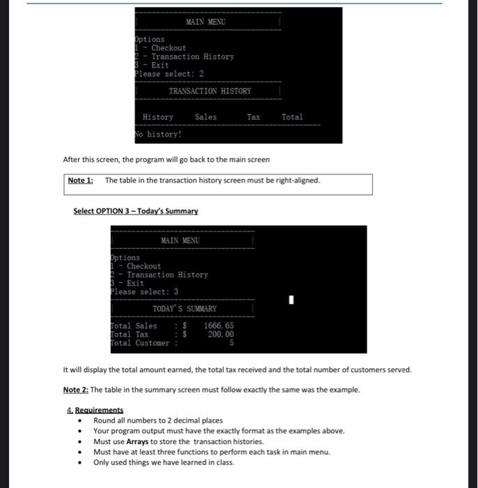 Solved Question-1 (Cashier System) 1. General Info In this | Chegg.com