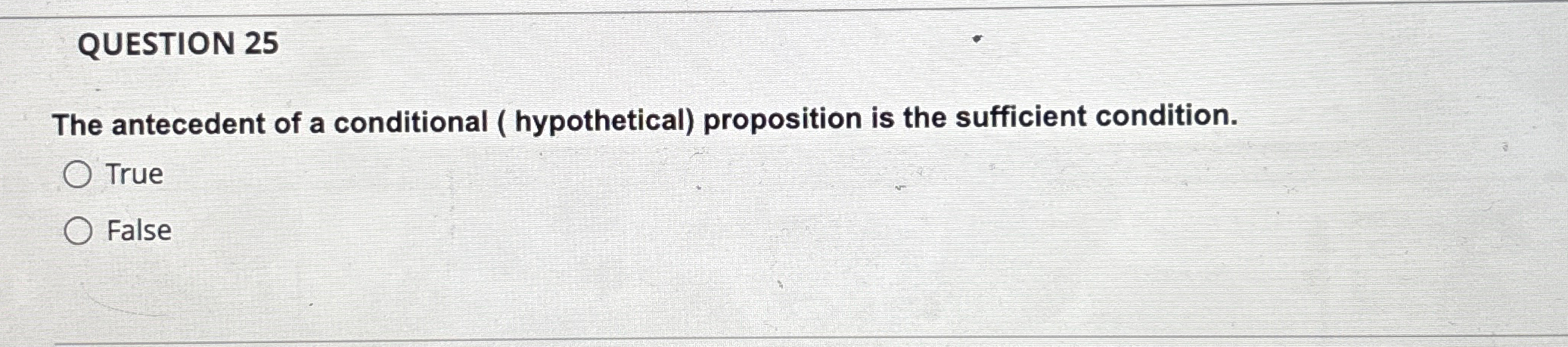 Solved QUESTION 25The antecedent of a conditional ( | Chegg.com Solved QUESTION 25The antecedent of a conditional ( | Chegg.com